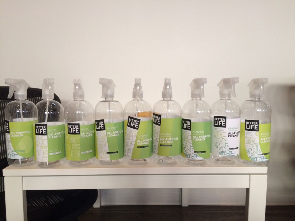 New Branding and Package Design for Better Life Cleaning Products