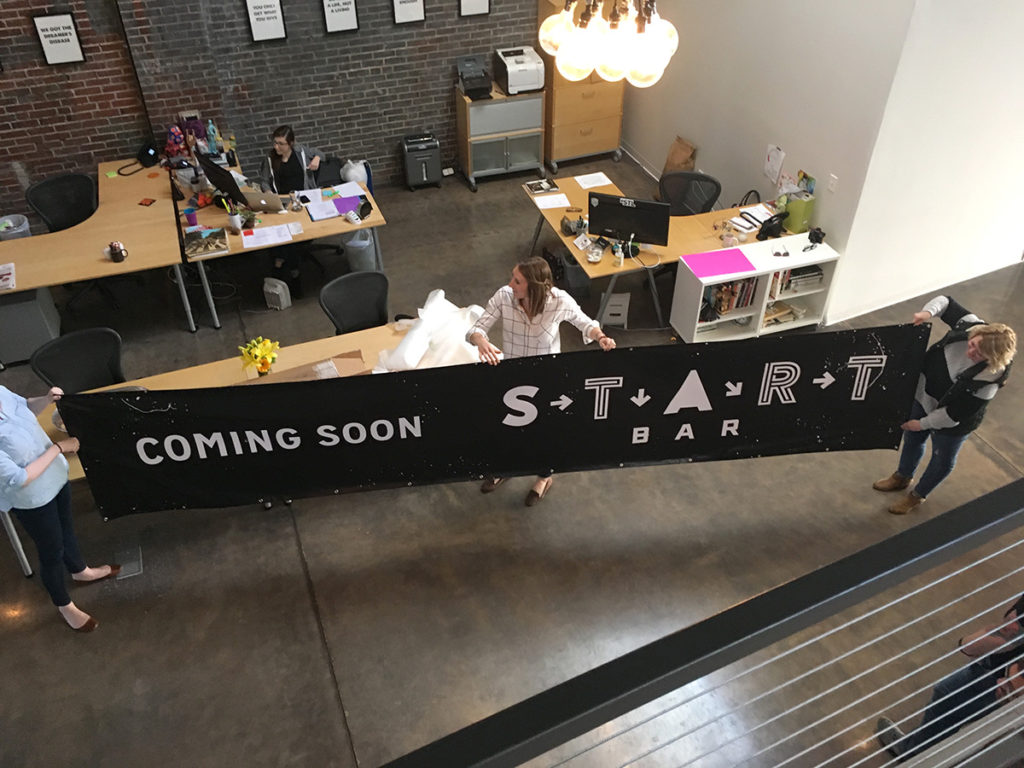 Starting Start Bar Branding - Atomicdust