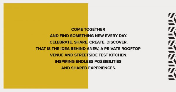 Introducing Anew: Branding and Web Design for a New Event Space