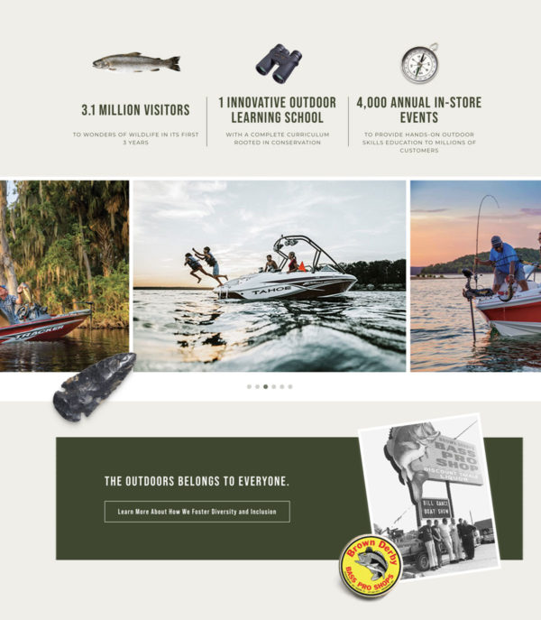 Call of the Wild: Website Design for Bass Pro Shops | Atomicdust