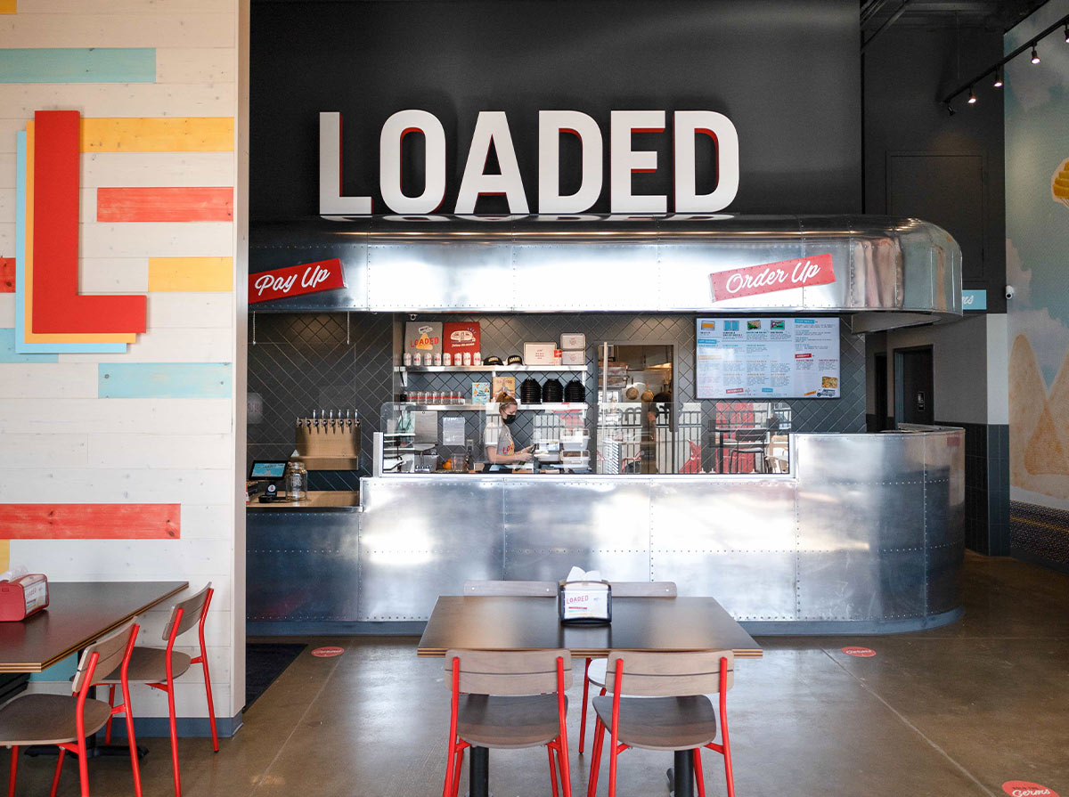 Loaded Elevated Nachos Branding & Environmental Design | Atomicdust