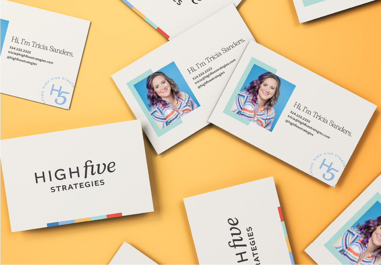 Business Consultant Branding for High Five Strategies | Atomicdust