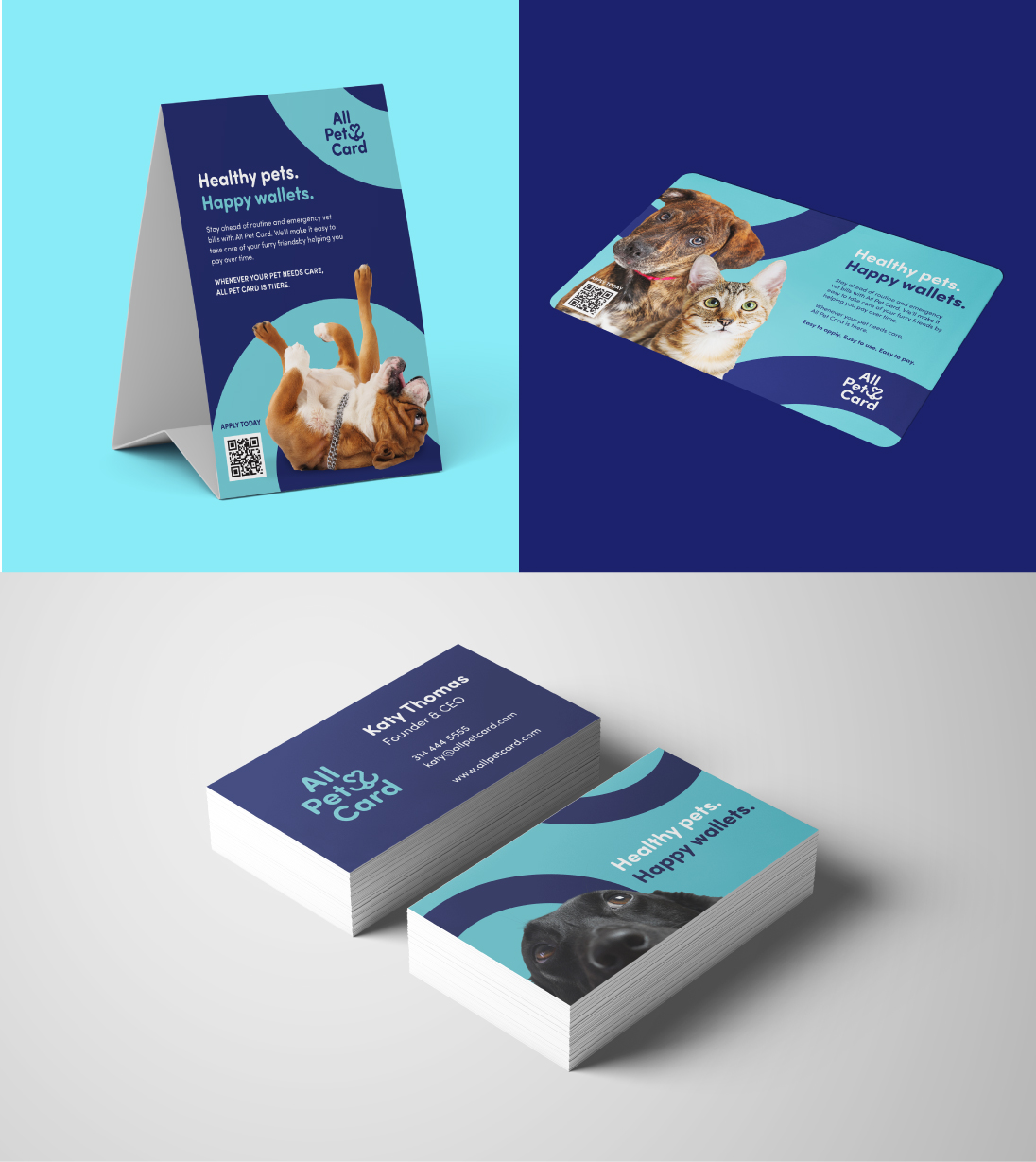 Financial Branding Worthy of a Pet’s Love for All Pet Card | Atomicdust