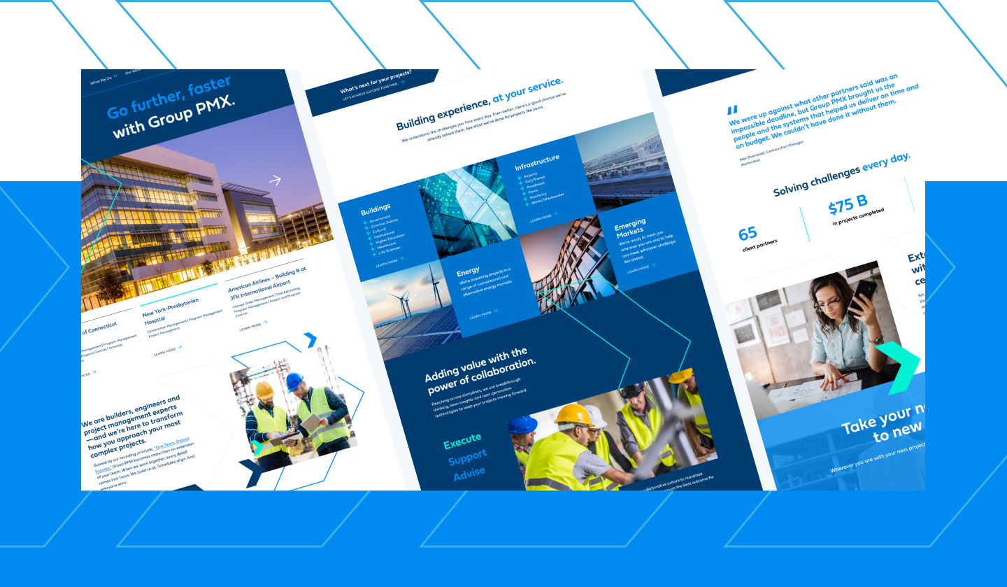 Group PMX | Website Design | Atomicdust